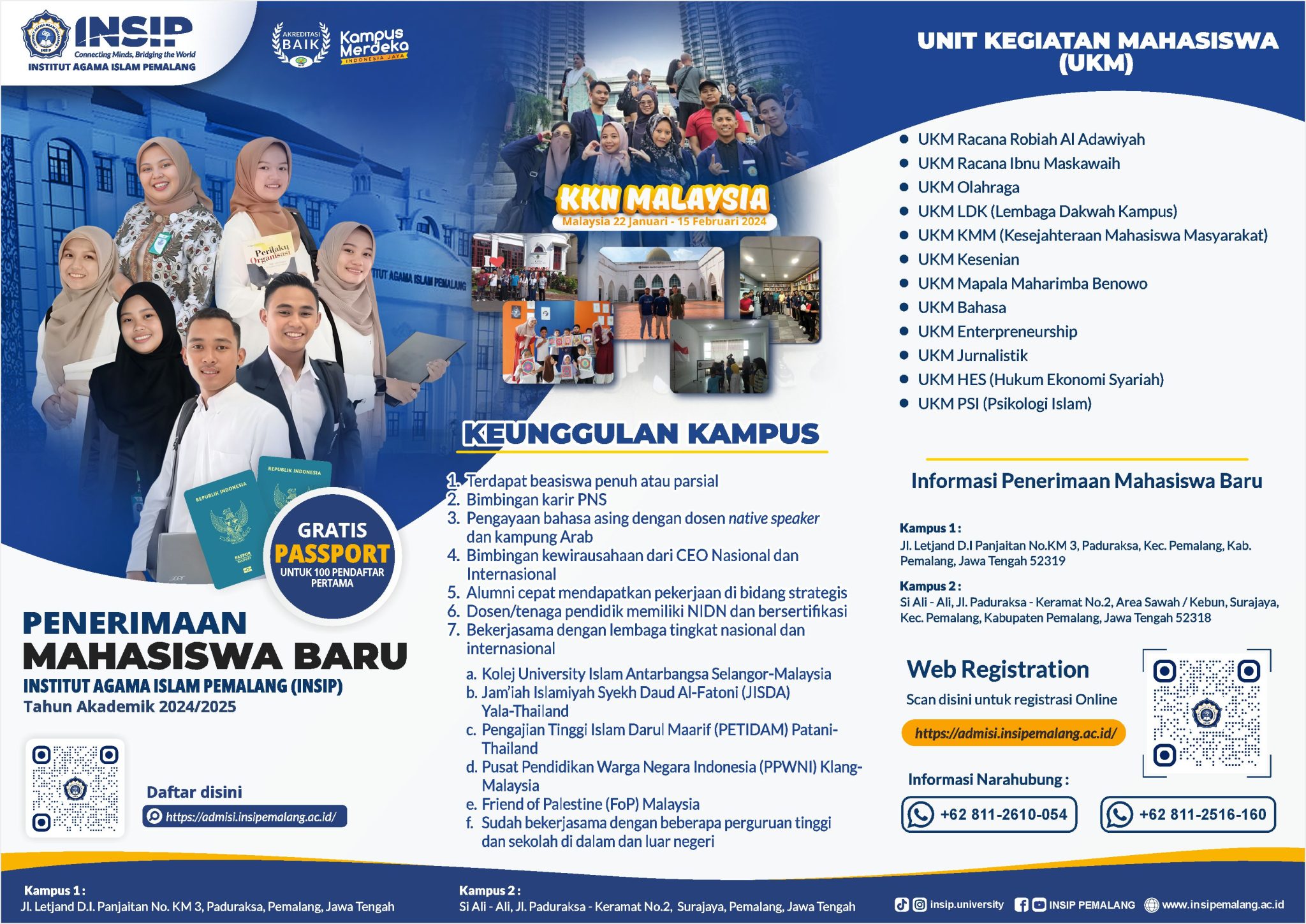 Brosur PMB – ADMISSION OF INSIP PEMALANG