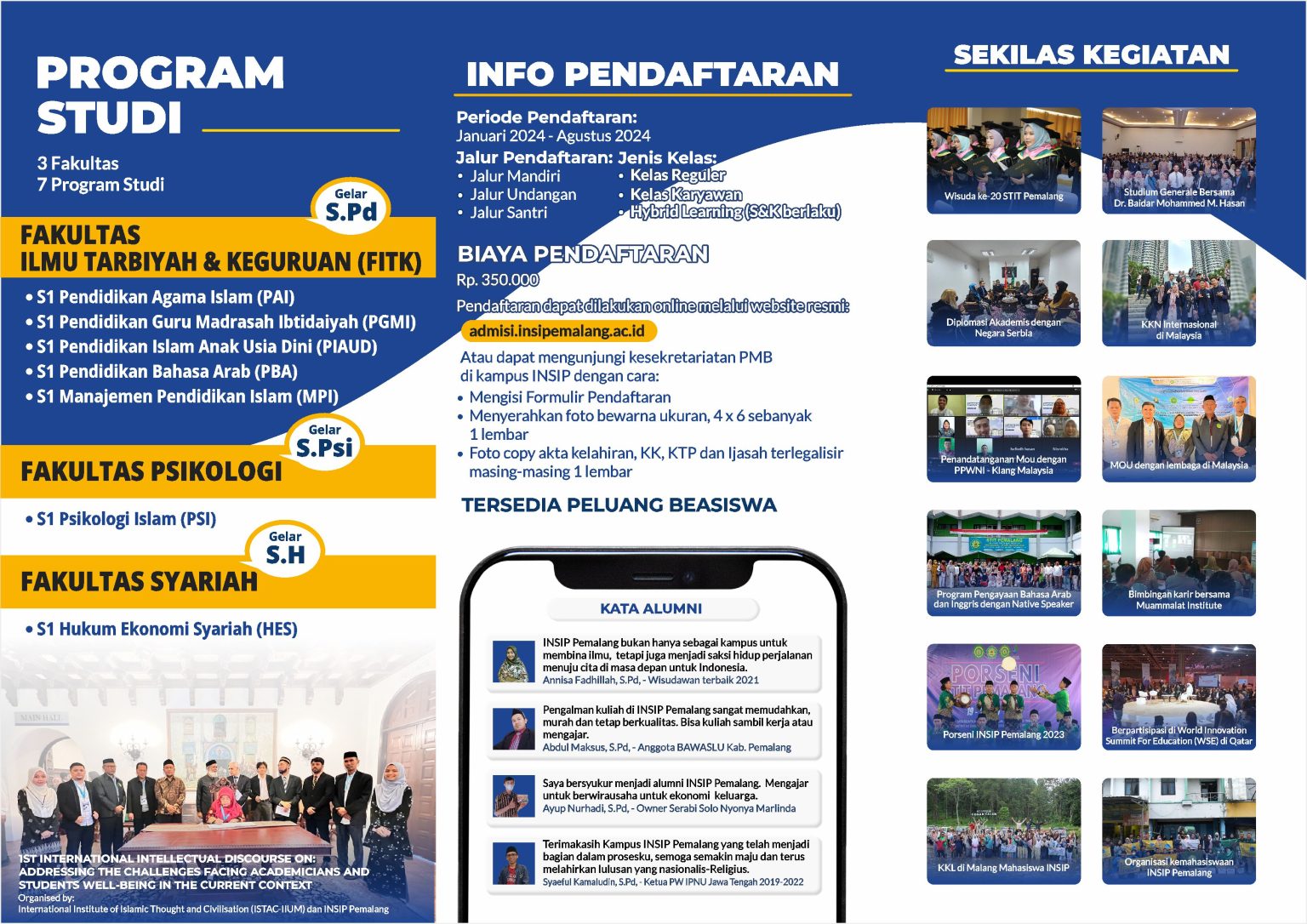 Brosur PMB – ADMISSION OF INSIP PEMALANG